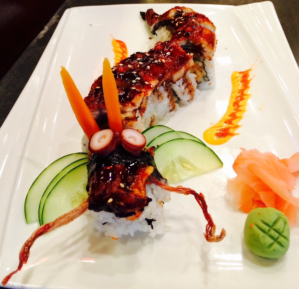 Black Dragon Roll | MIZU HIBACHI SUSHI & RAMEN