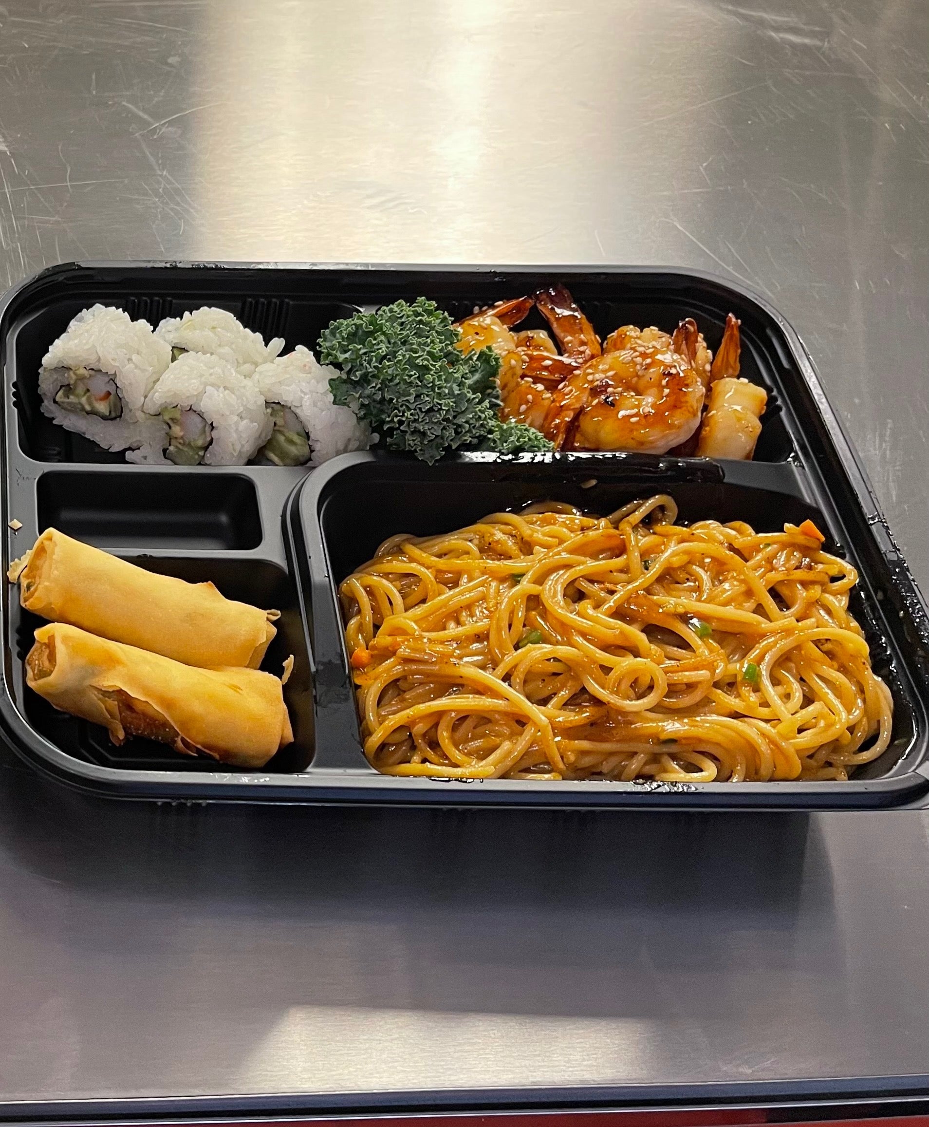Shrimp Teriyaki Bento Box | MIZU HIBACHI SUSHI & RAMEN