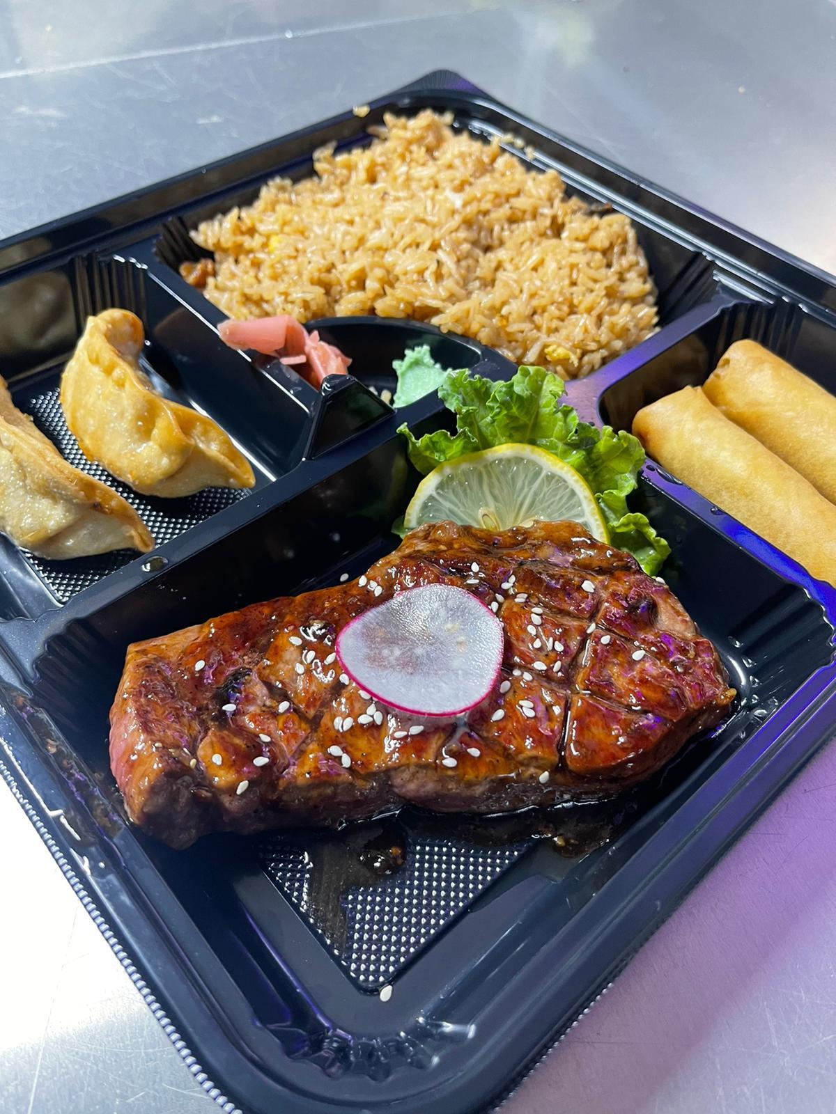 Steak Teriyaki Bento Box | MIZU HIBACHI SUSHI & RAMEN