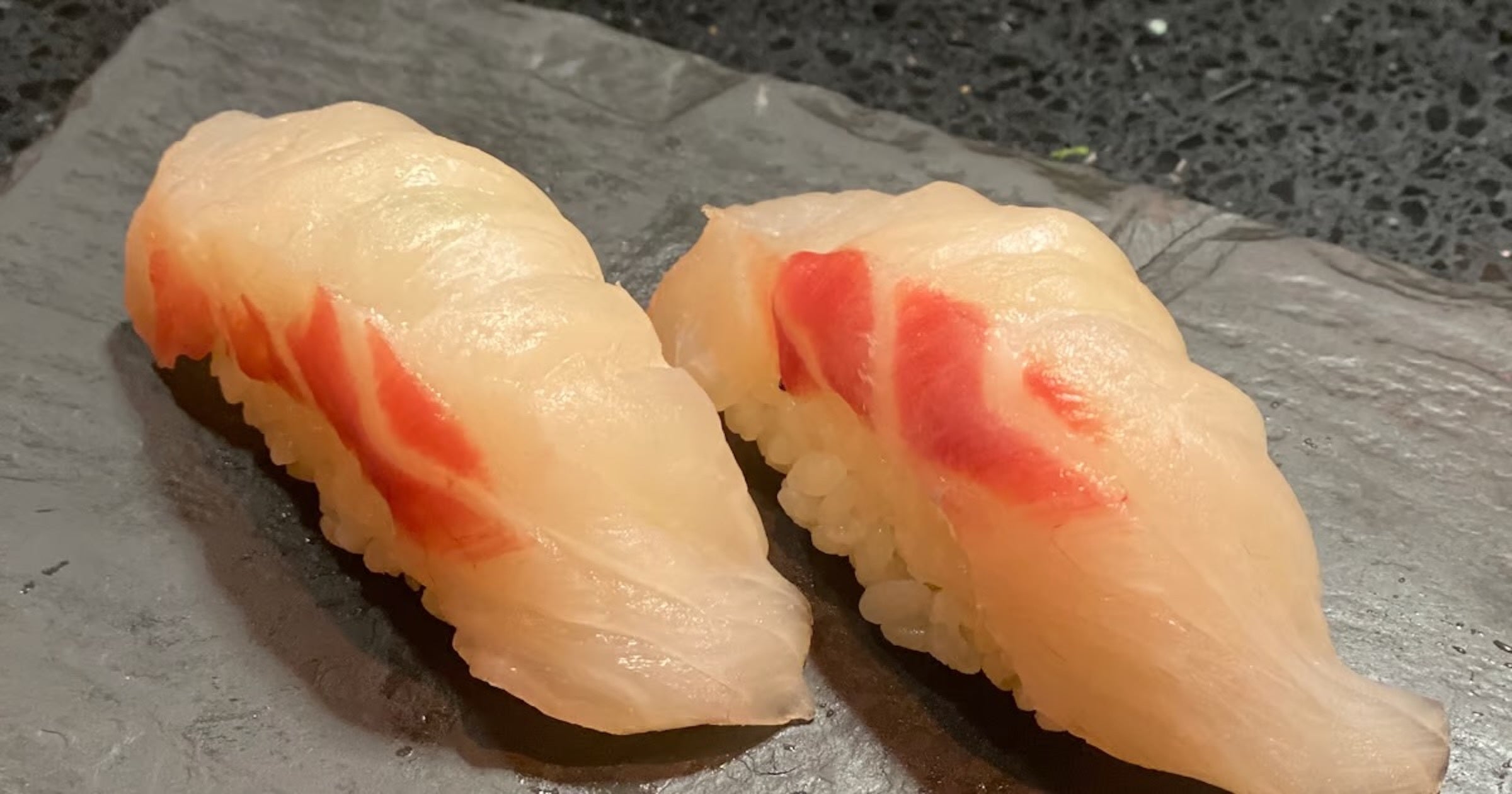 Red Snapper (Tai) Nigiri | MIZU HIBACHI SUSHI & RAMEN